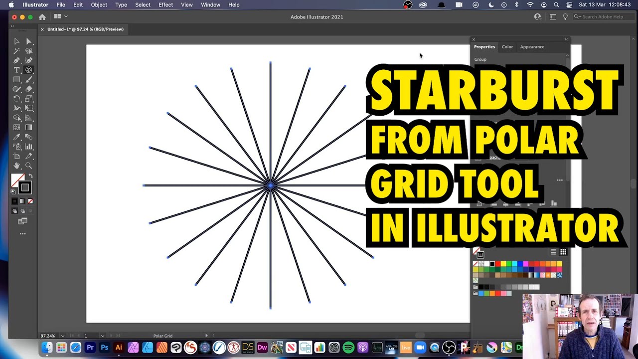 How To Create Starburst In Illustrator Tutorial | Graphicxtras