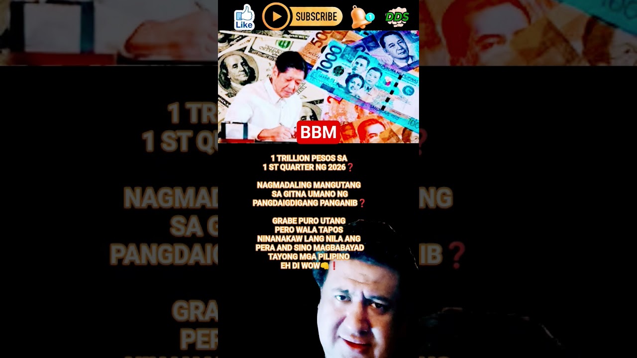 BBM 1 TRILLION UTANG AGAD SA 1ST QUARTER NG 2026 HOW TO PAY❗#philippines #vpsara #duterte #ofwlife