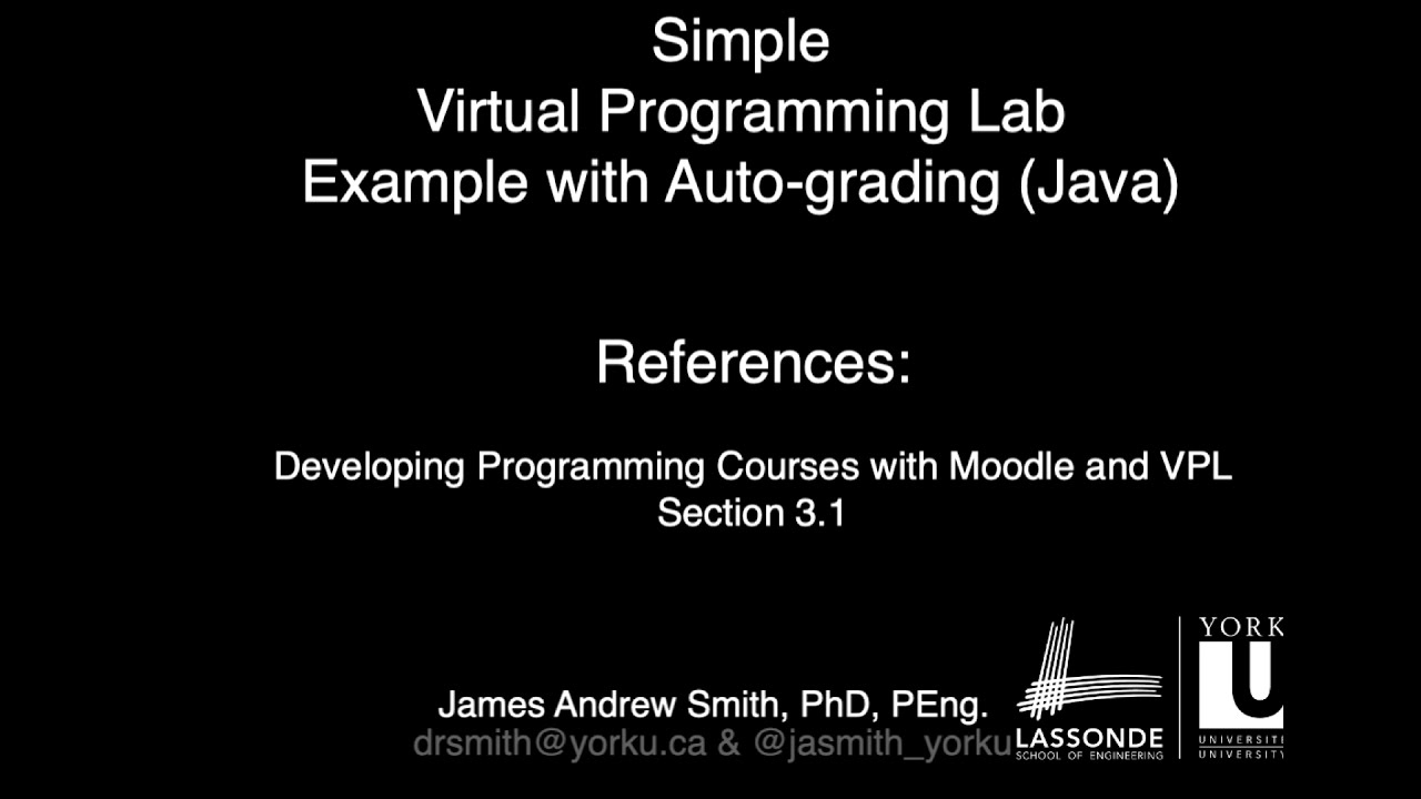 Virtual Programming Lab: Simple Auto-graded exercise with Java