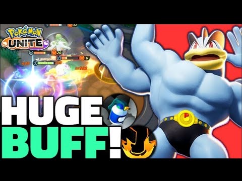 Pokemon unite machamp cross chop and dynamic punch is op