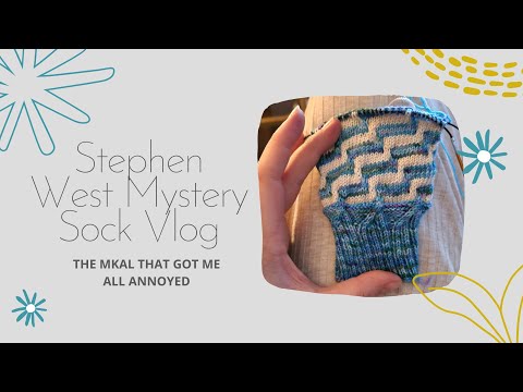 Vlogging The Stephen West Mystery Sock MKAL