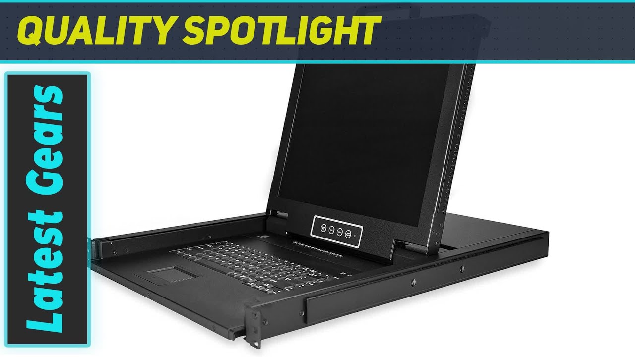 StarTech.com 8 Port Rackmount KVM Console - The Ultimate Space-Saving Solution for Your Server