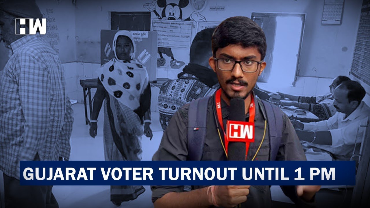 Gujarat Elections: Voter Turnout Until 1 Pm In First Phase | BJP | Congress | AAP