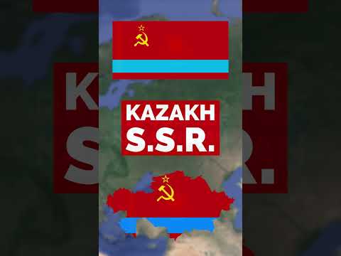 Which Countries Were in the Soviet Union? π·πΊ πΊπ¦ π°πΏ #shorts