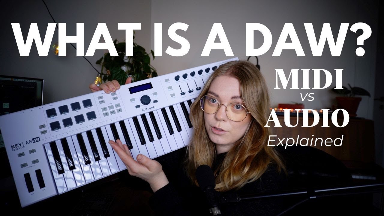 What is a DAW? MIDI vs Audio Made Simple (Beginners Guide)