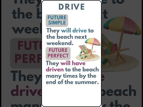 FUTURE FORMS OF THE VERB DRIVE