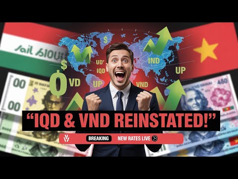 ๐จ Forex Update: IQD ๐ฎ๐ถ & VND ๐ป๐ณ Reinstated! ๐ฅ New Rates Live, Banks Ready ๐ฐ | Whatโs Next?