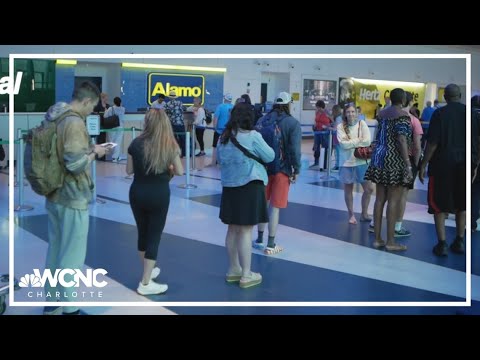 Travelers facing issues with renting cars at airport due to massive tech outage