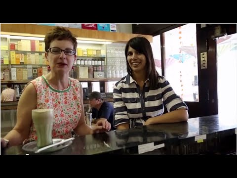 Mod Betty Visits Adams & Bright Soda Fountain, Hamburg PA! Retro Roadmap Episode 3
