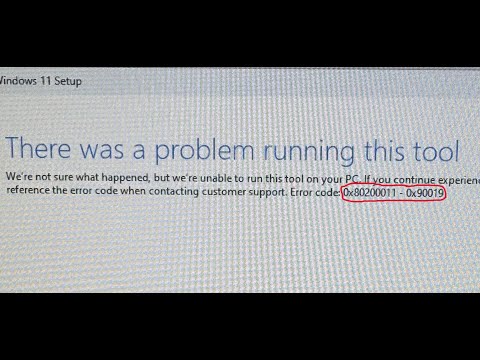 Fix Windows 11 Media Creation Tool Error 0x80200011 - 0x90019 When Creating Bootable USB Flash Drive