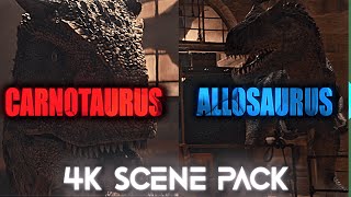 JWD Carnotaurus and JWD Allosaurus 4K Scenea Pack