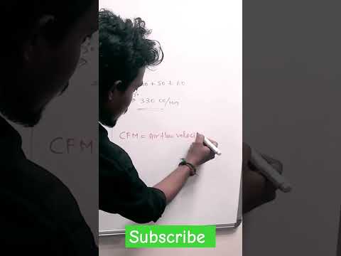 #Shorts #HVAC # Formula For CFM # Air Flow Velocity #Area #Tamil #EngineersView #