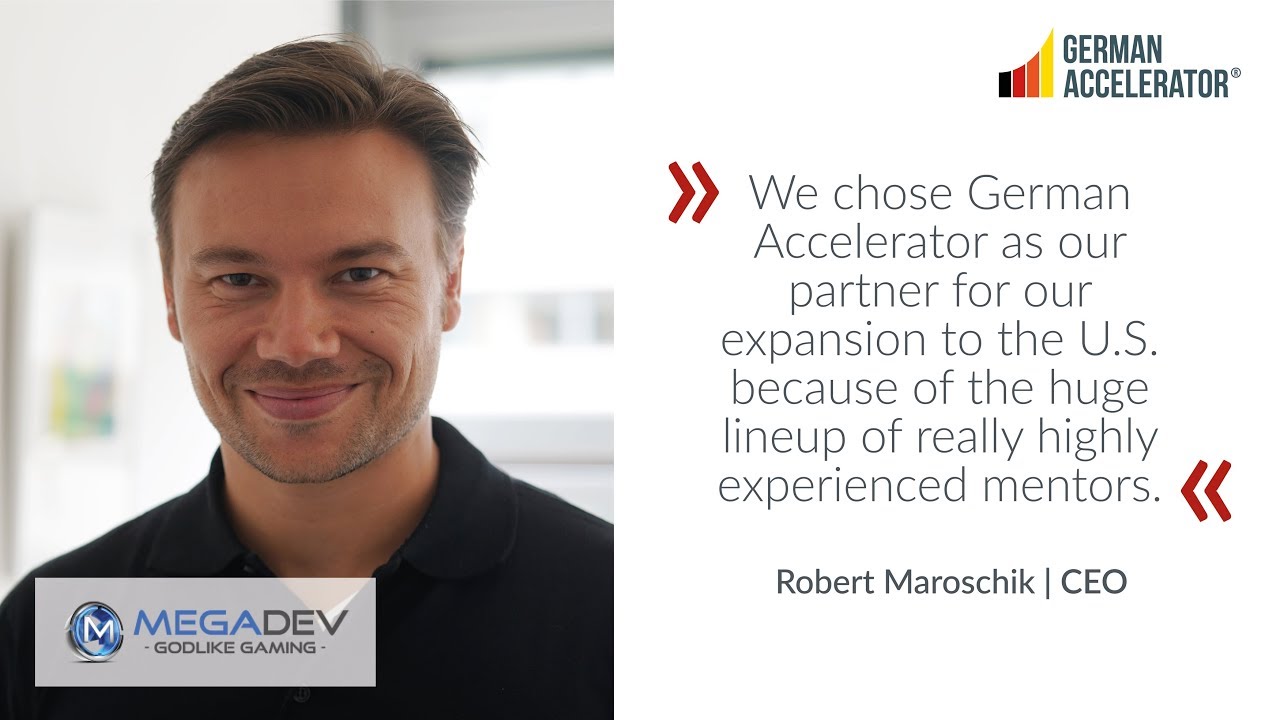 Meet Robert Maroschik, Founder and CEO of Megadev (Class of Winter 2018)