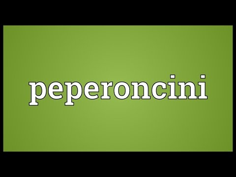 Peperoncini Meaning