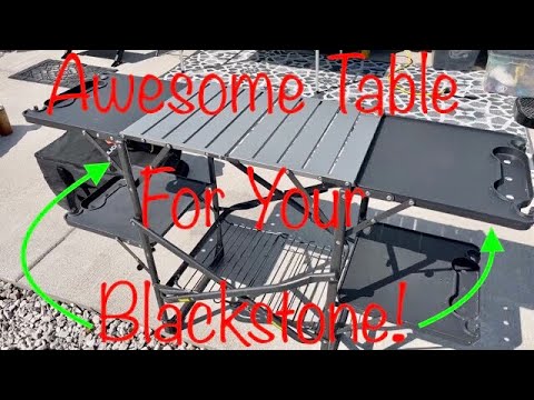 GCI Folding Table Review - Great for Blackstone Use!