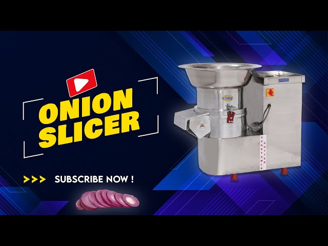 Commercial Food Processing Machine - Automatic Onion Slicer Machine ...