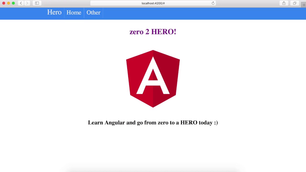 #03 Angular - Component Styling Menu bar