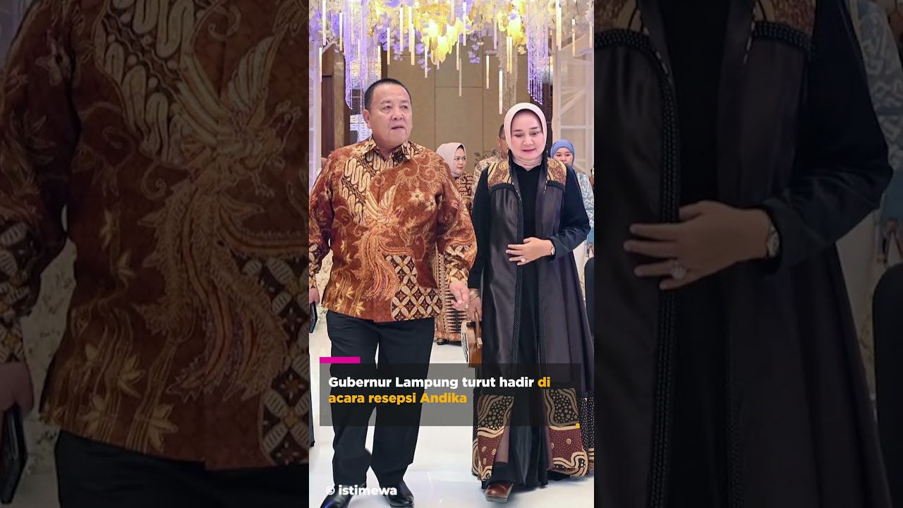 Andika Mahesa Gelar Resepsi Pernikahan, Dihadiri Gubernur Lampung Hingga Rekan Band