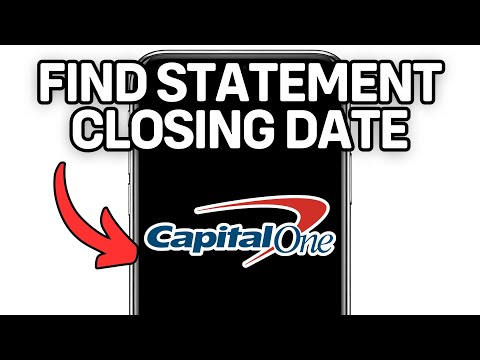 FIND STATEMENT CLOSING DATE CAPITAL ONE 2025! (FULL GUIDE)