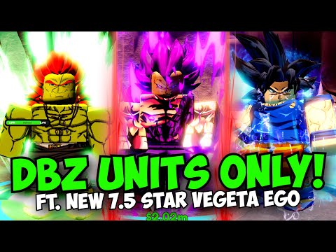 New Dragonball Units Only vs Infinite! Ft. Vegeta Ultra Ego 7 Star | ASTD Challenge