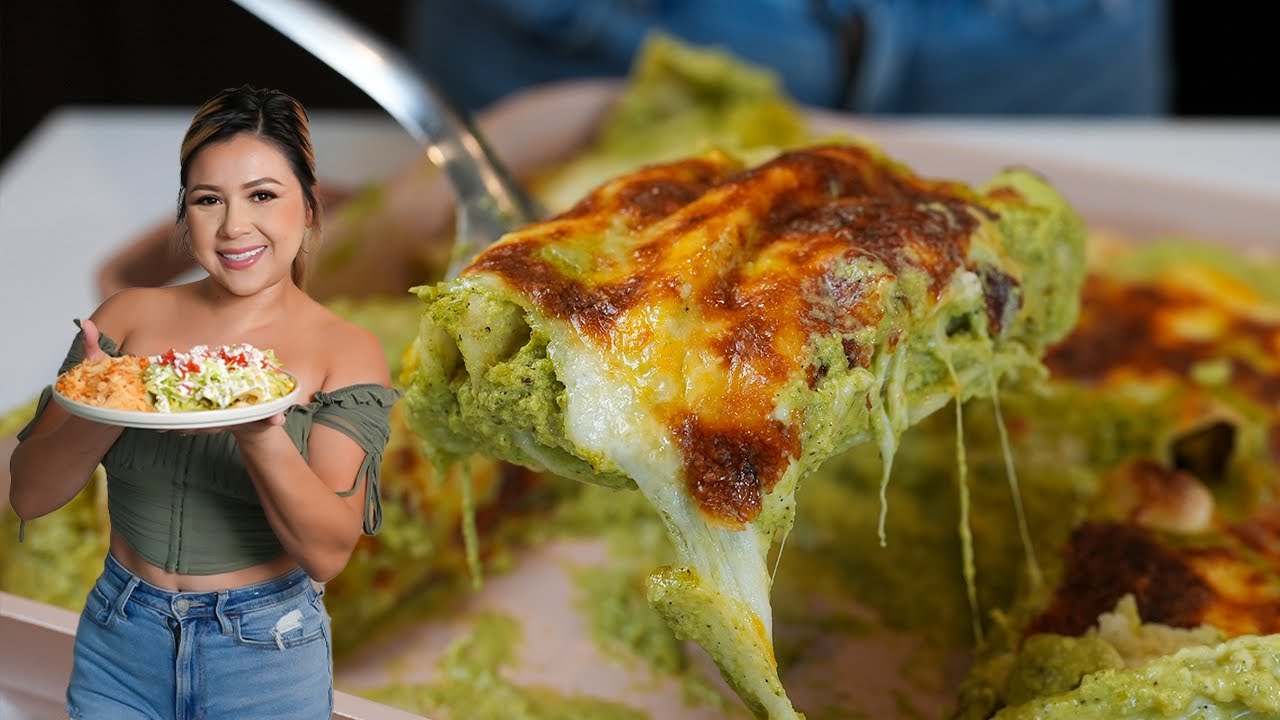 Making ENCHILADAS SUIZAS Doesn’t Get ANY Easier Than This!!!!