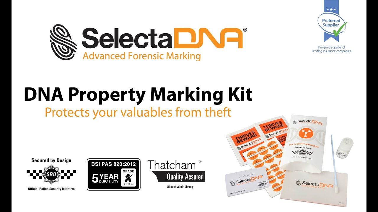 How to use SelectaDNA Home Marking Kit to mark your property