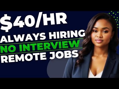 π₯ 4 HIGH-PAYING Remote Jobs Hiring NOW! (1 Year Experience Needed) | Google & More!"