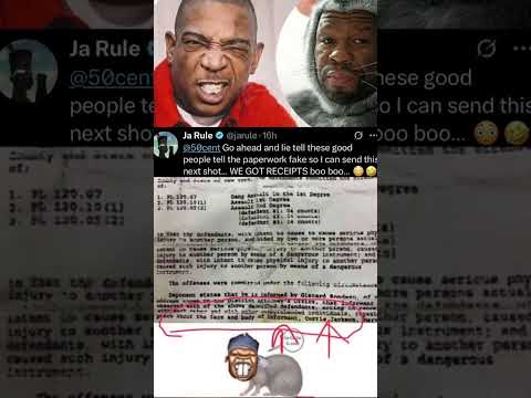 50 cent paper work #jarule #artist #instagram #50cent #rat