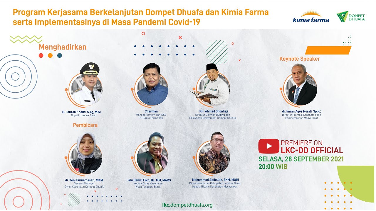 Program Kerjasama Berkelanjutan Dompet Dhuafa dan Kimia Farma serta Implementasinya di Masa Pandemi