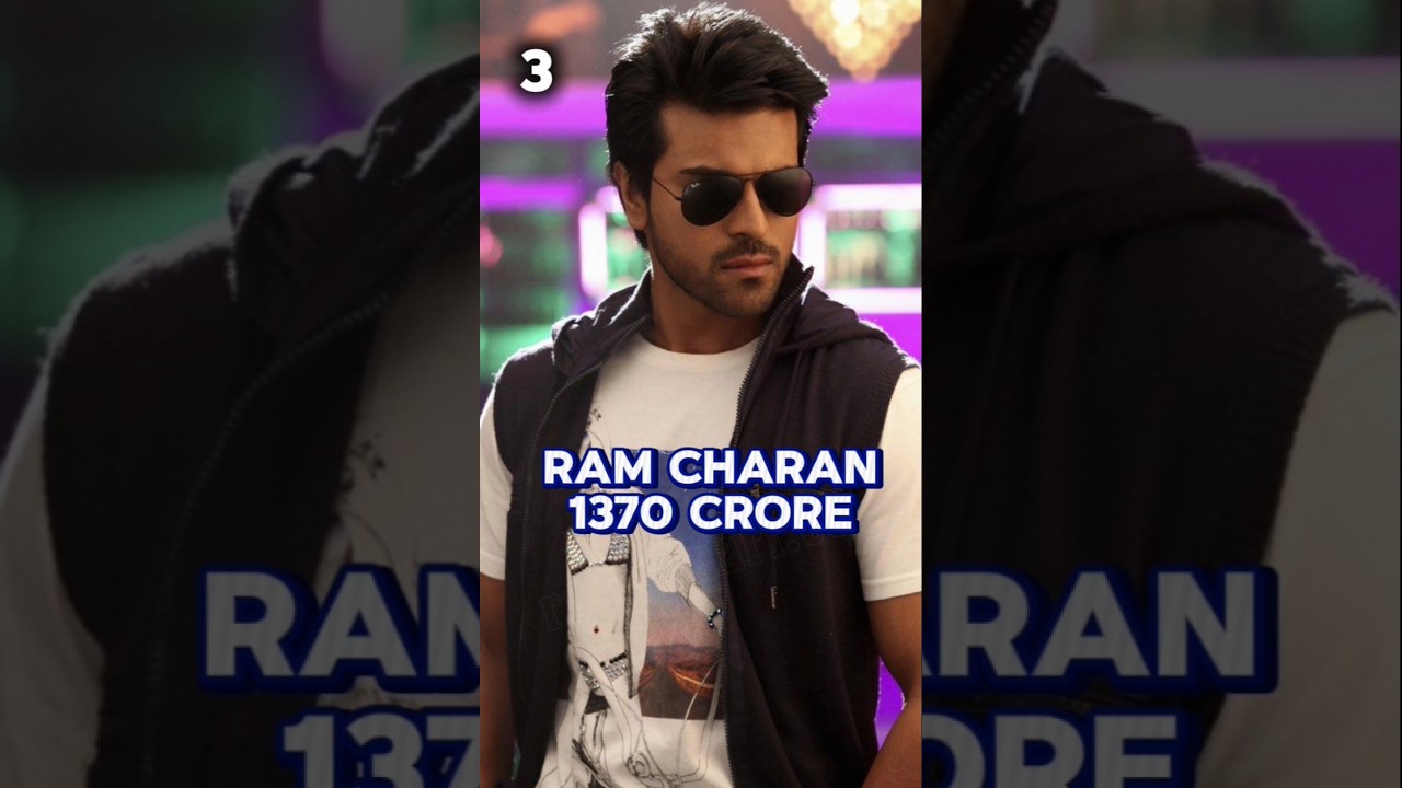 Top 10 South Indian Actors And Their Net Worth #ramcharan #alluarjun #thalapathy #prabhas #top10