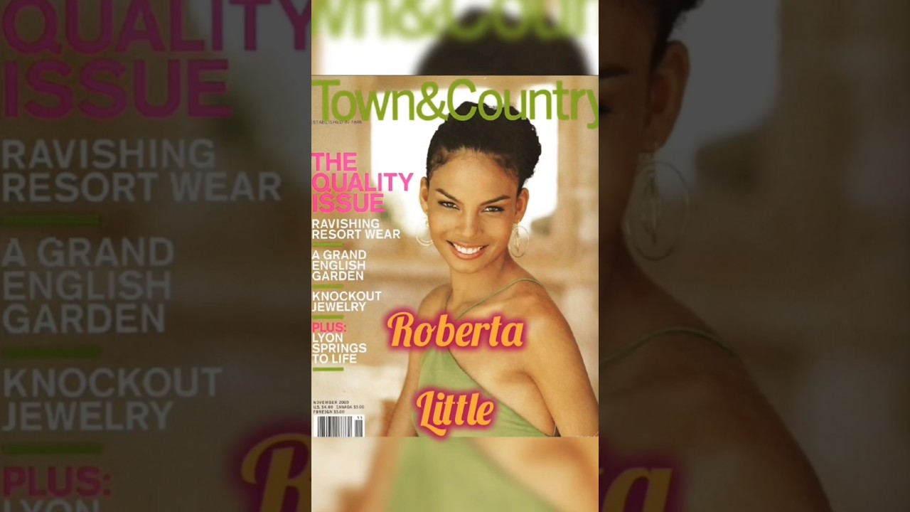 The outstanding Roberta Little #RobertaLittle #90sFashionModel #90sRunwayModel #90sSupermodel