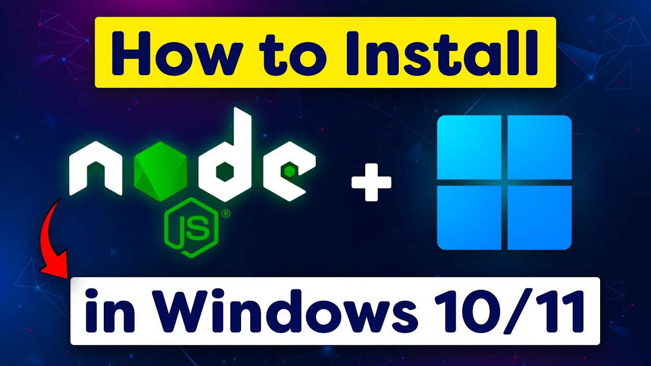 How to install Node js in Windows [In 1 MINUTE]