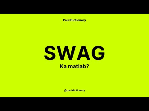 swag Meaning in Hindi/Urdu | Meaning of swag | swag ka matlab? | swag क्या है?