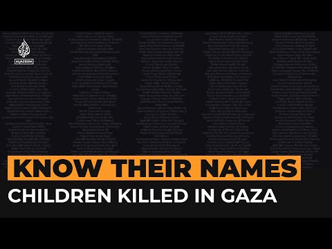 Know their names | Kia Ora Gaza