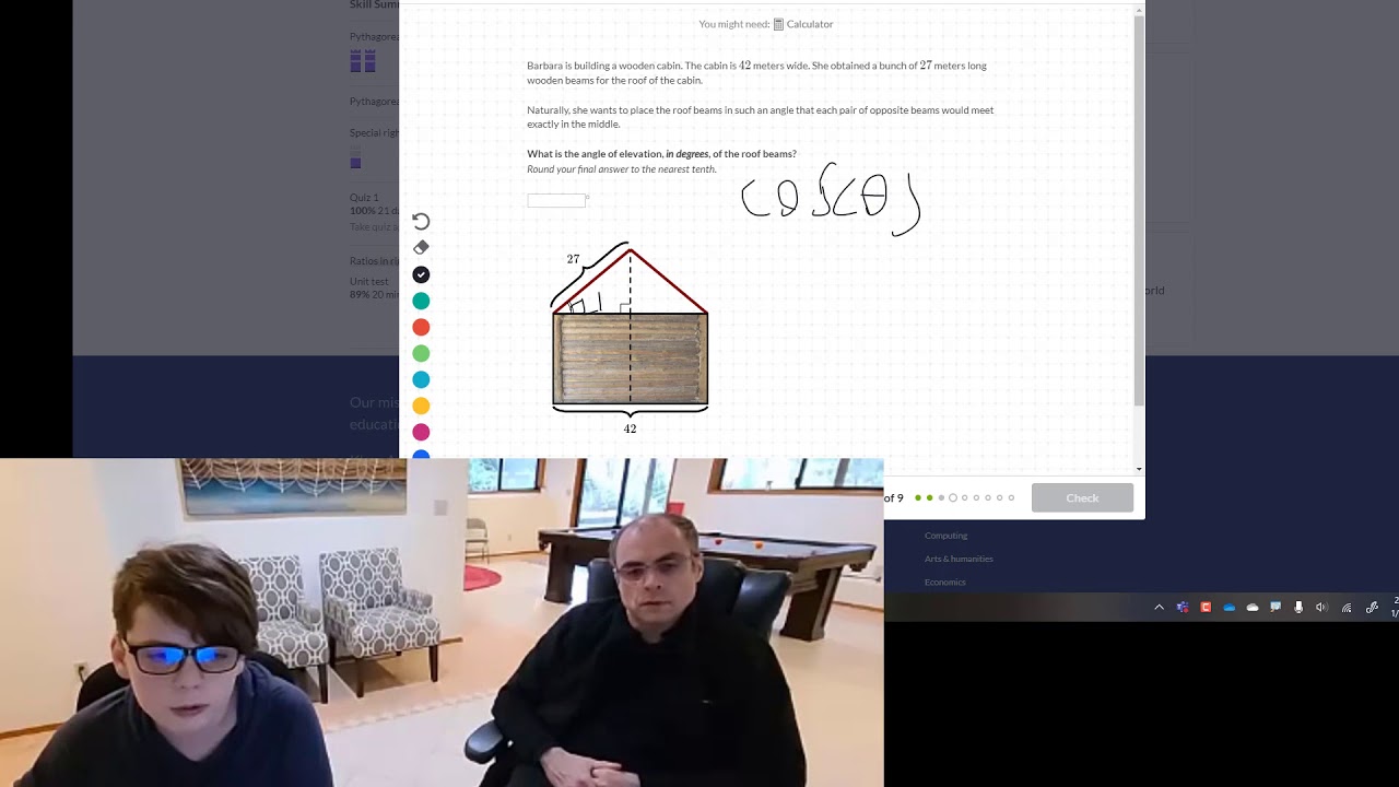 JM Geometry Right Triangles and Trig Unit Test