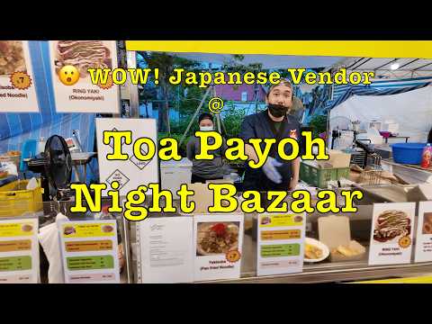 Toa Payoh Night Bazaar (till 29 June 25) #singapore #nightbazaar #streetfood #food #dinner #pocket3