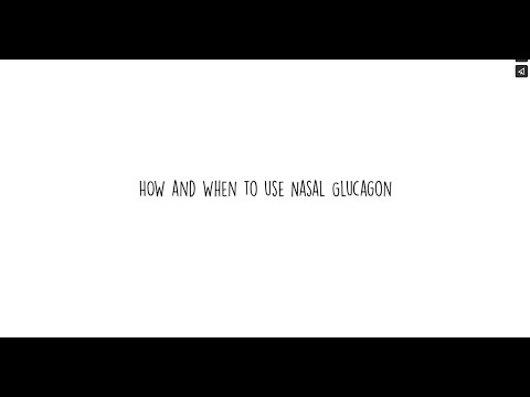 How to administer nasal glucagon?