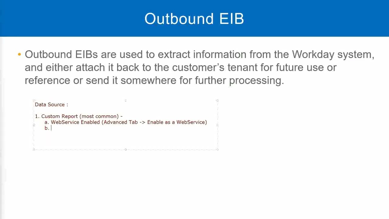 Enterprise Interface Builder in WorkDay Part 1