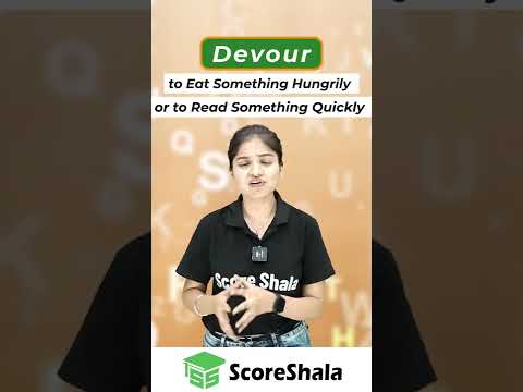 Devour - Meaning | Pronunciation Of Devour | Word Of The Day #wordmeaning #english #ytshorts