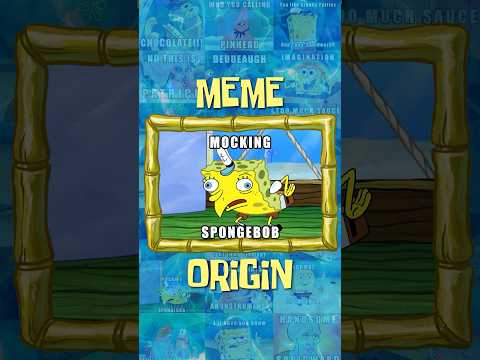 "MoCkiNg SpOnGeBoB" meme origin 🤪 | #shorts