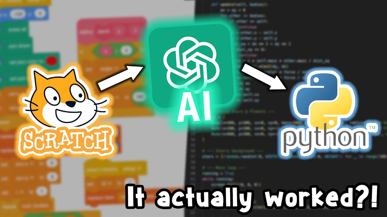 Can ChatGPT Turn Scratch Code Into Python? I Tried It!
