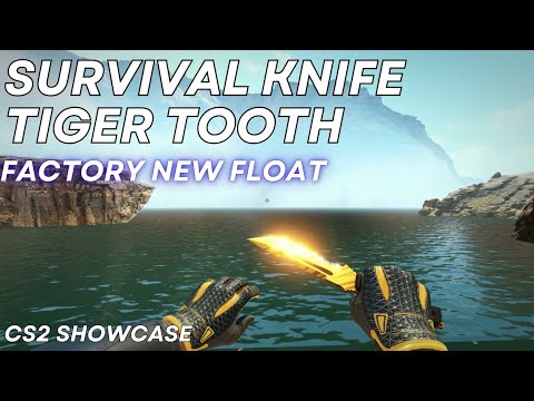 Survival Knife Tiger Tooth | CS2 Skin Showcase #1765