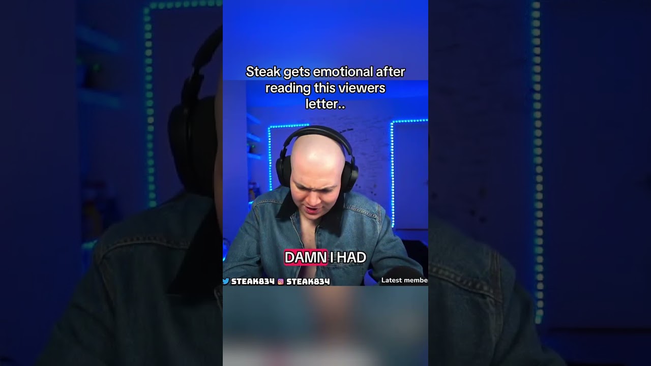 steak CRIES after reading this viewers letter.. 🥲