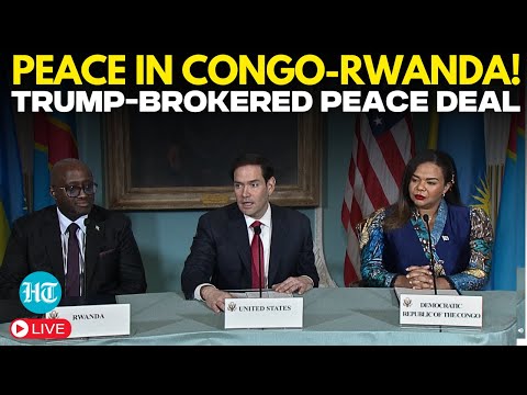 LIVE | DR Congo-Rwanda Sign Peace Deal In ‘Turning Point’ After Years Of War | Trump Mediated Deal