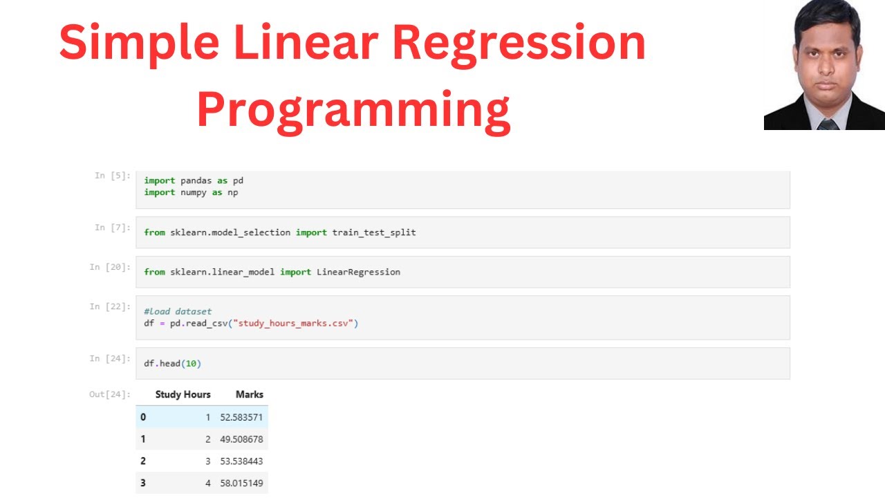 Simple Linear Regression with Python Programming | Data Science Tutorial in Bangla