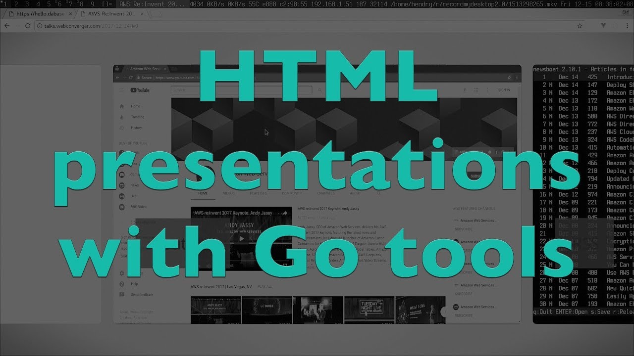How to create HTML presentation with Go's present tool