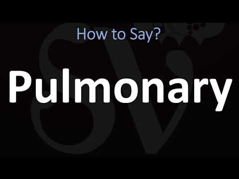 How to Pronounce Pulmonary? (CORRECTLY)