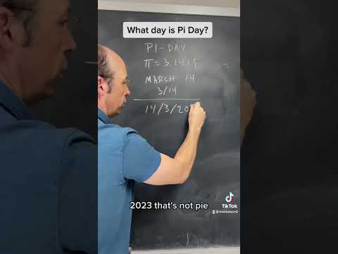 In the USA #piday is March 14. What about other date formats? #math #pi #mathexplained