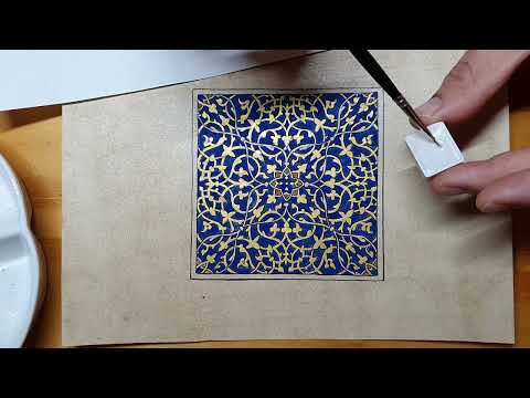 Making traditional watercolour paint from egg shells || Natural & Traditional Sustainable Art