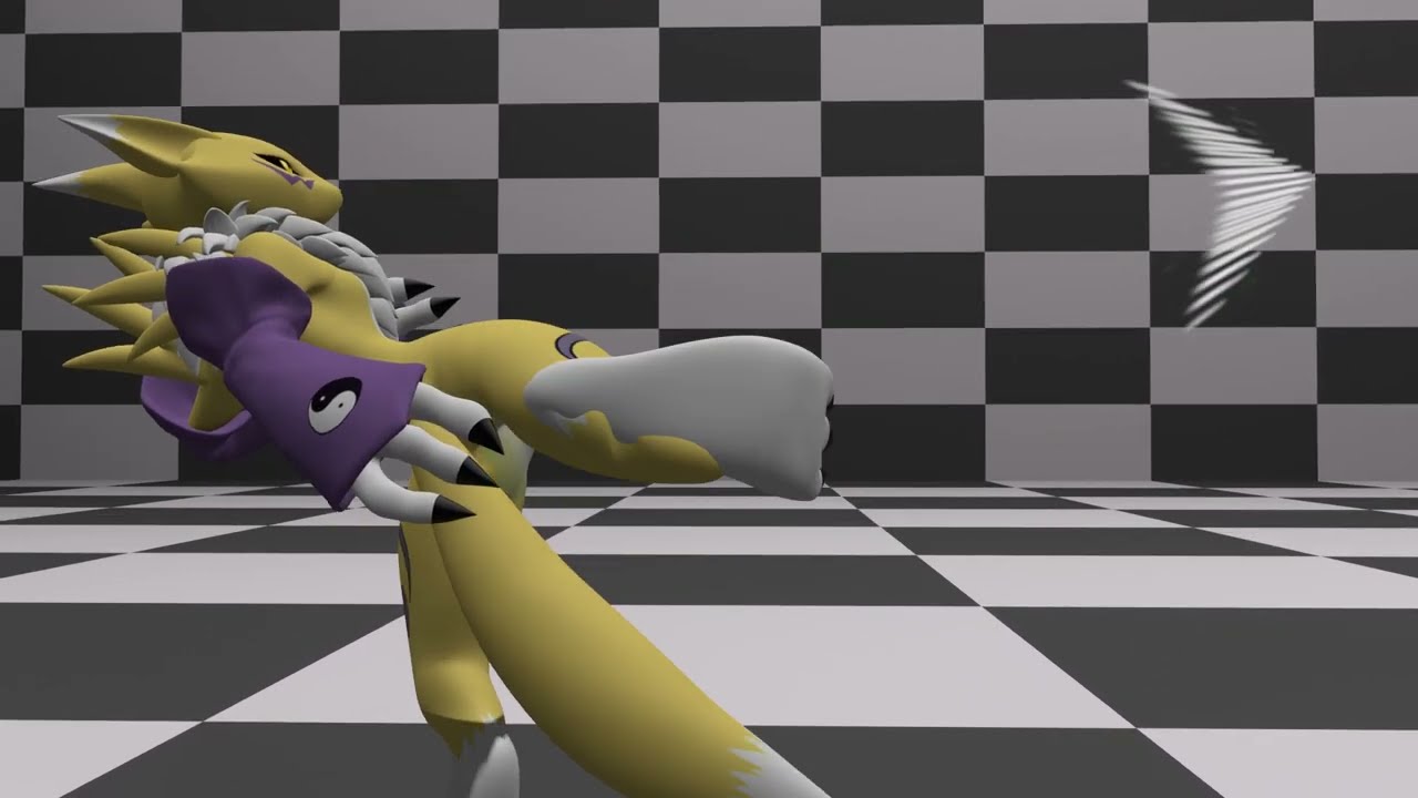 Renamon VFX Practice Animation